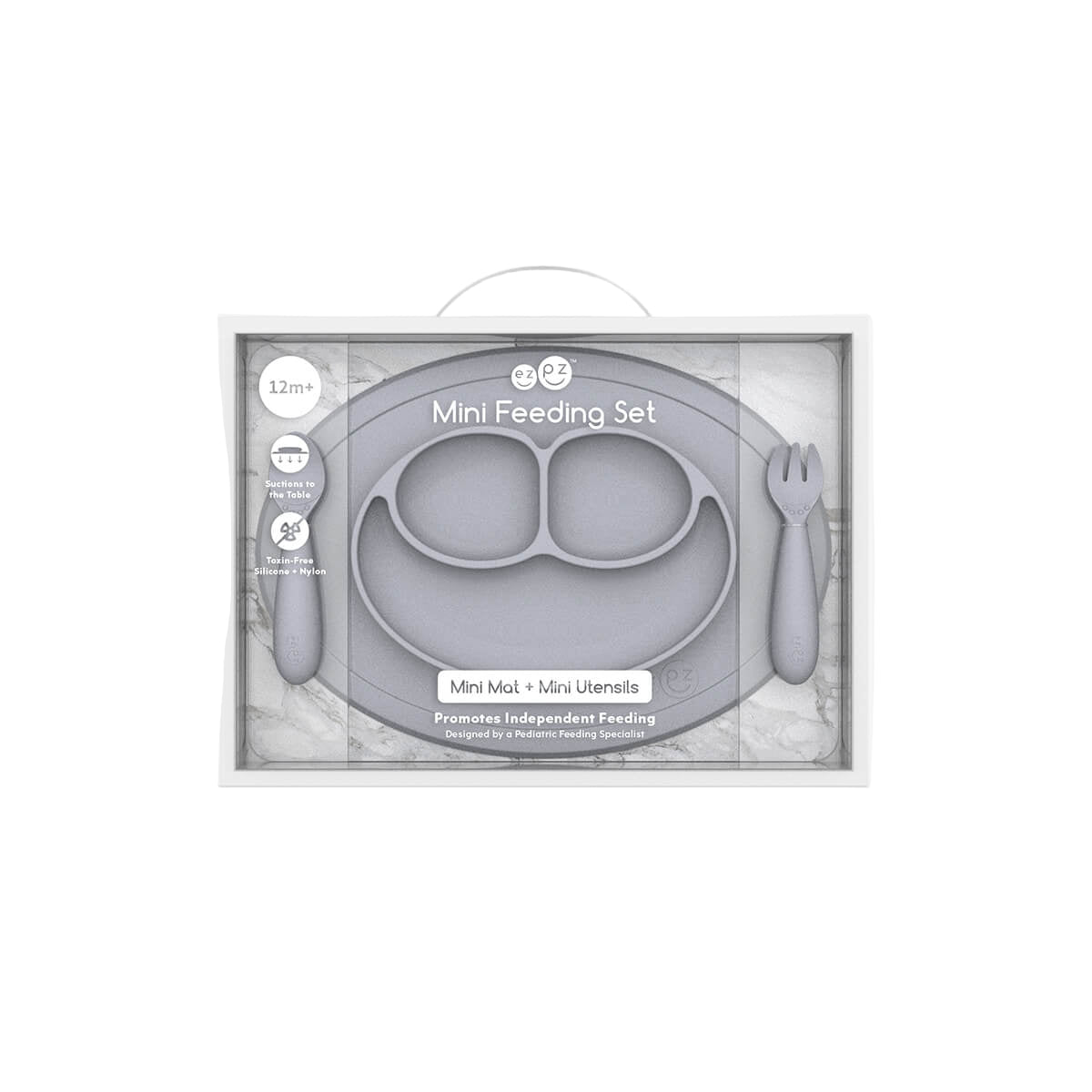 Mini Feeding Set for Toddlers | ezpz Mealtime Essentials | ONE AFFIRMATION
