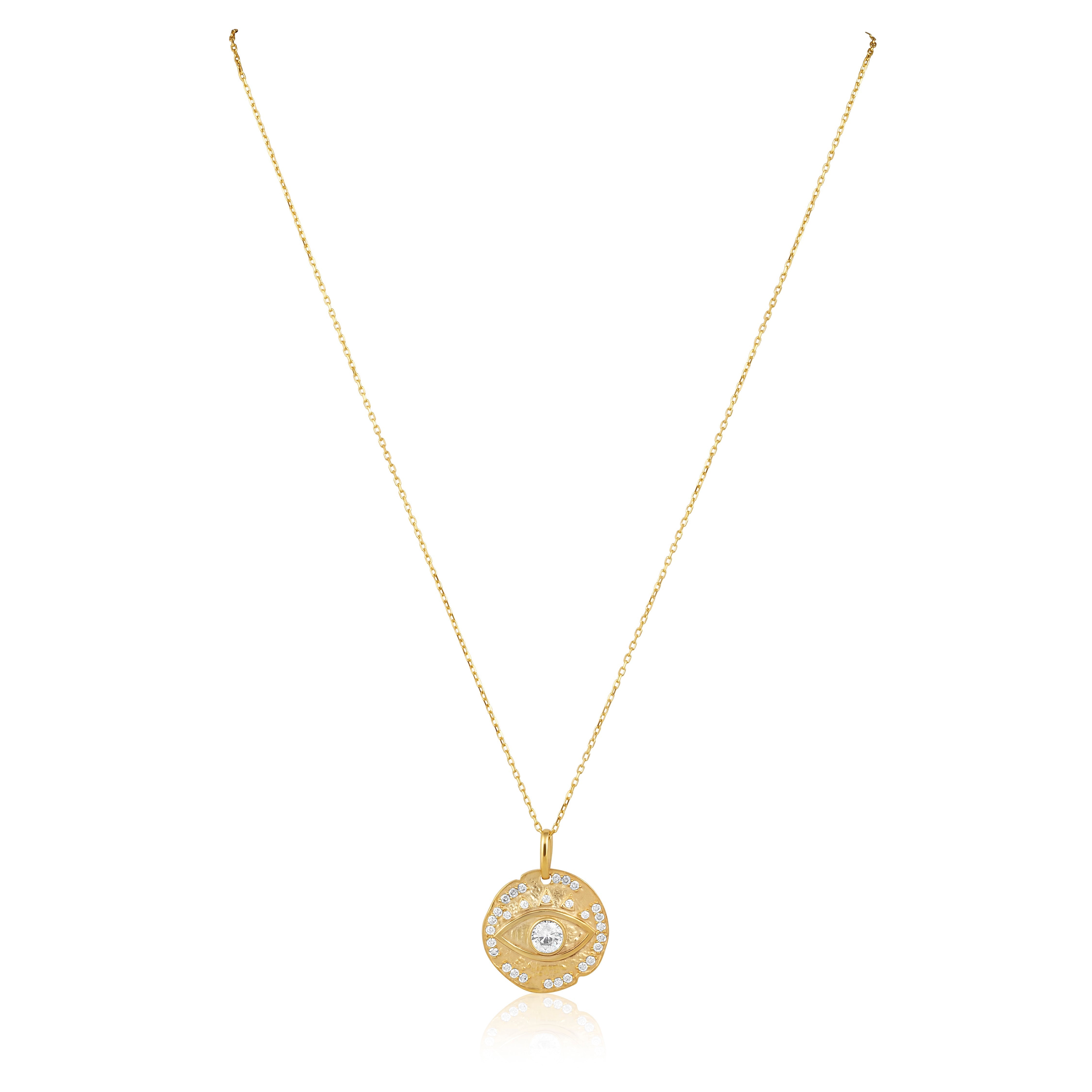 Paige Evil Eye Necklace | ONE AFFIRMATION